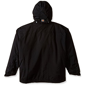 Carhartt Men's Storm Defender Loose Fit Heavyweight Jacket (Regular and Big & Tall Sizes),Black,Large