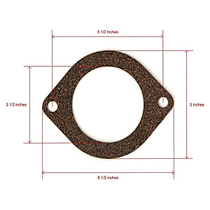 The ROP Shop | Snowplow Motor Gasket, 1306375 for Western Unimount Isarmatic Mark IIIA