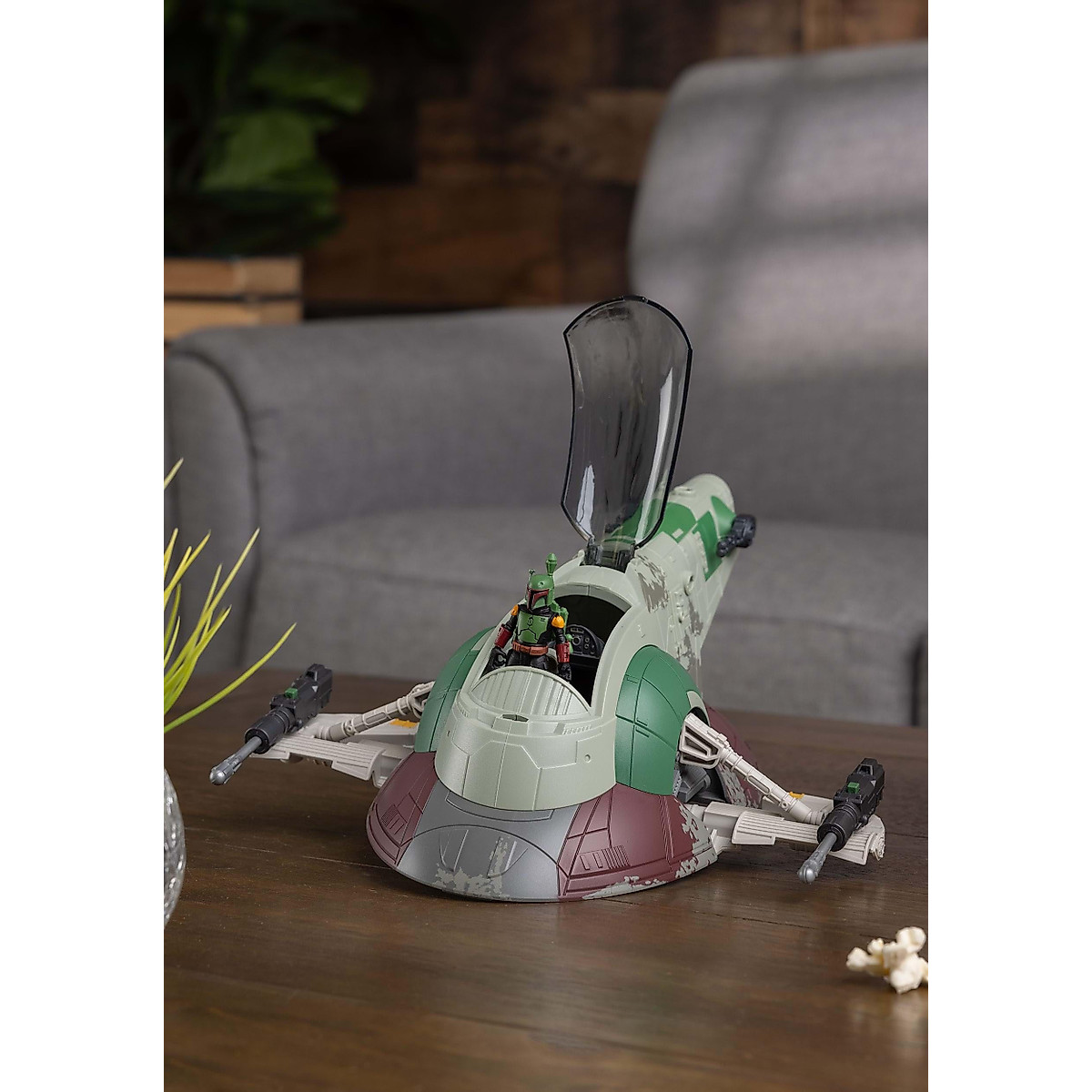 STAR WARS Mission Fleet Starship Skirmish, 2.5 Inch Boba Fett Action Figure and Starship Vehicle, Toys for 4 Year Old Boys and Girls and Up