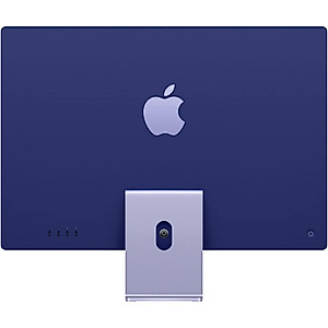 2021 Apple iMac with Apple M1 Chip with 8-core CPU (24-inch, 8GB RAM, 512GB SSD Storage) (QWERTY English) Purple (Renewed)
