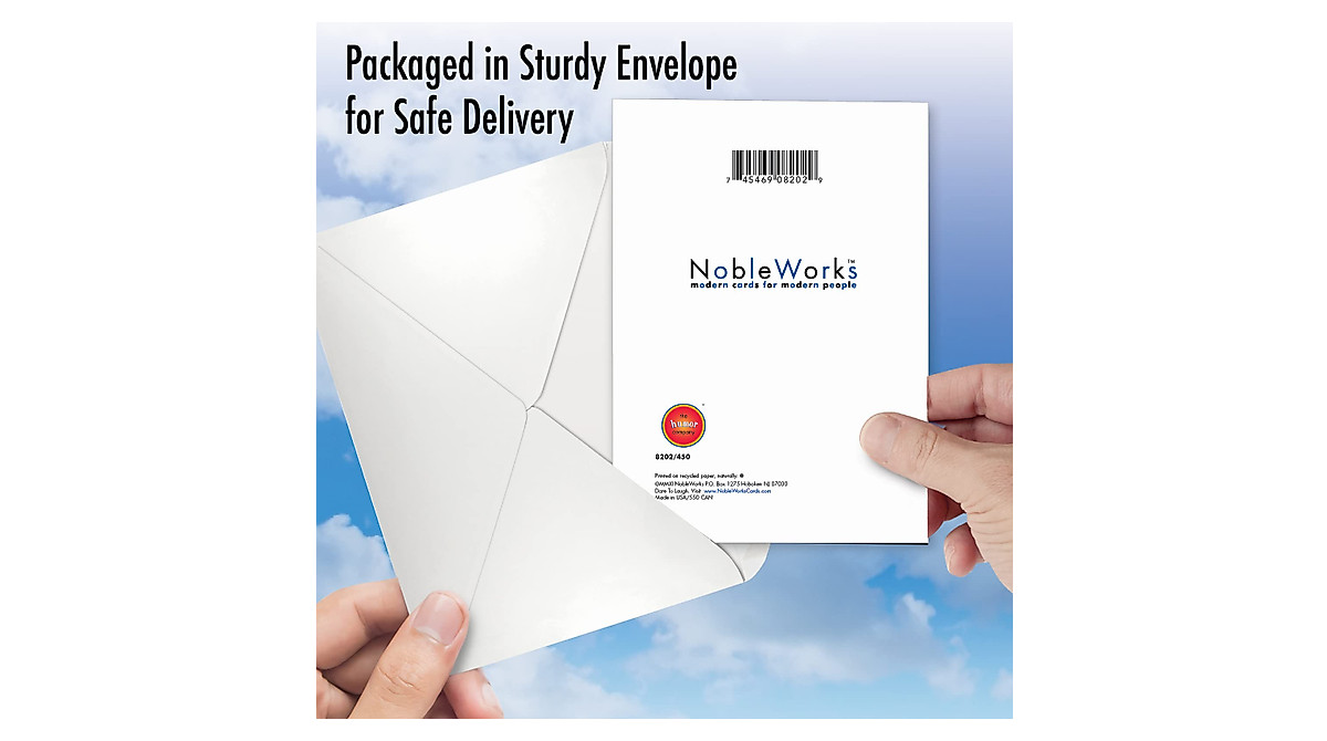 NobleWorks 60th Birthday Card - No Reason to be Blue