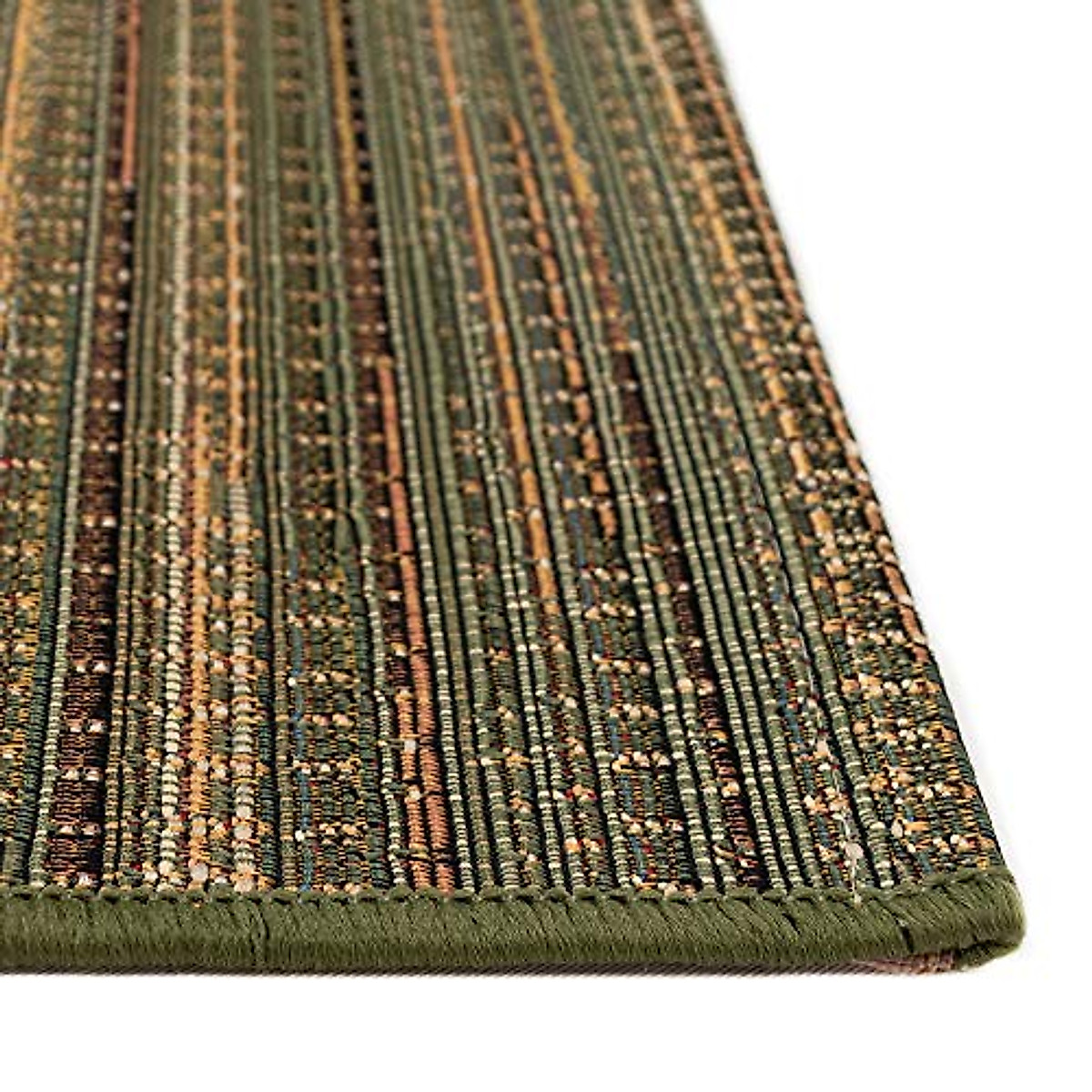 Liora Manne Indoor/Outdoor Rug, 6'6" x 9'4", Stripes Green