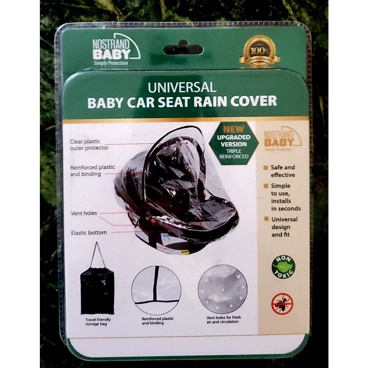 Universal Baby Weather Car Seat Rain Cover Waterproof, Protect from Snow Dust