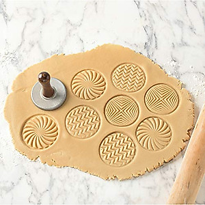 Nordic Ware Geo Cast Cookie Stamps