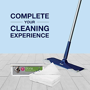 Bona Multi-Surface Floor Disposable Wet Cleaning Pads, for Stone Tile Laminate and Vinyl LVT/LVP, 12ct