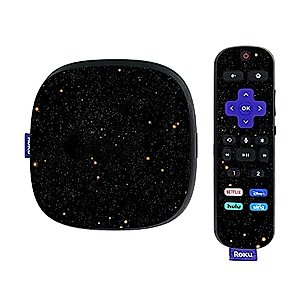 MightySkins Skin Compatible with Roku Ultra HDR 4K Streaming Media Player (2020) - Deep Space | Protective, Durable, and Unique Vinyl Decal wrap Cover | Easy to Apply | Made in The USA
