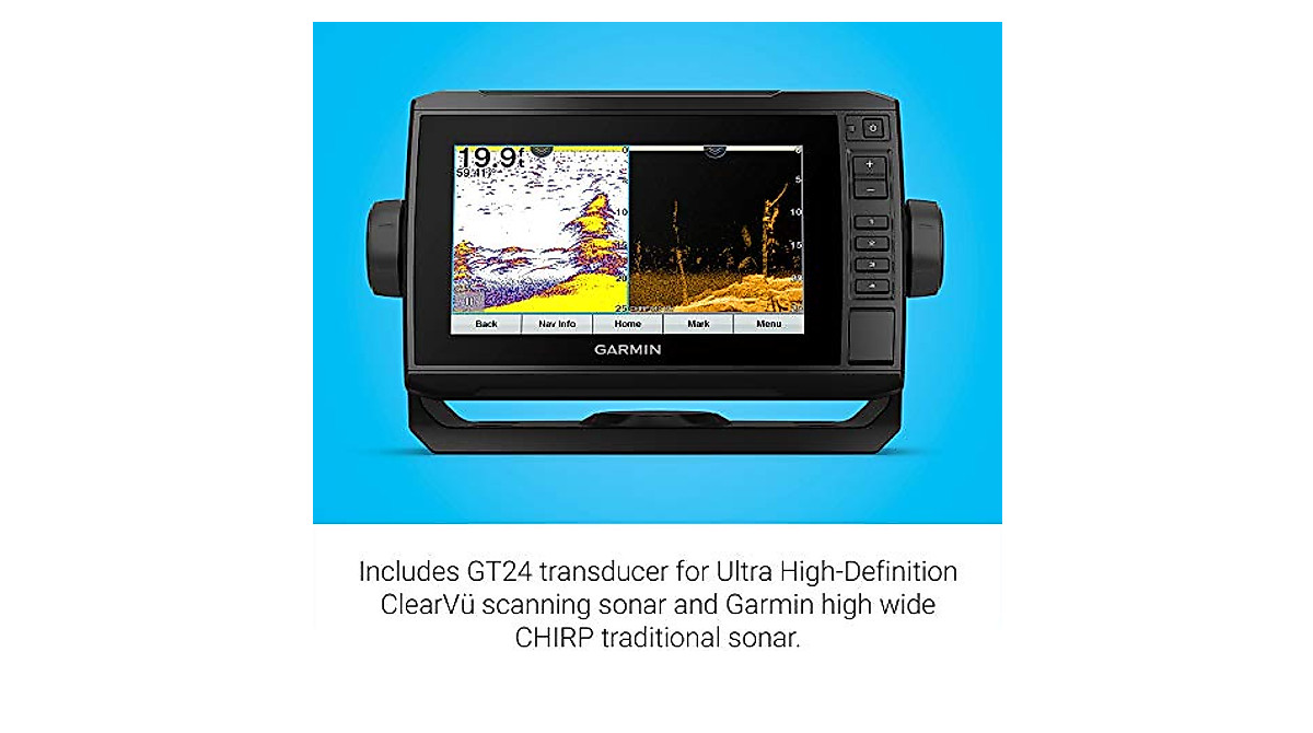 Garmin ECHOMAP UHD 74cv Chartplotter with Advanced Sonar and U.S. Charts