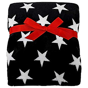 Infinity Republic - Thin Red Line Soft Fleece Throw Blanket - 50x60 Perfect for Living Rooms, bedrooms, Kids' Rooms, Outdoors!