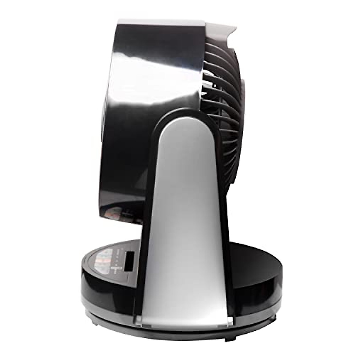 Ozeri - OZF6 Brezza III Dual Oscillating 10" High Velocity Desk Fan, Black/Gray