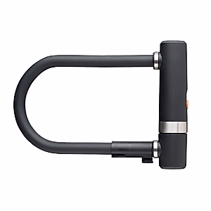 AXA Unisex's Bike D-Lock with Security Cable High, Black, One Size