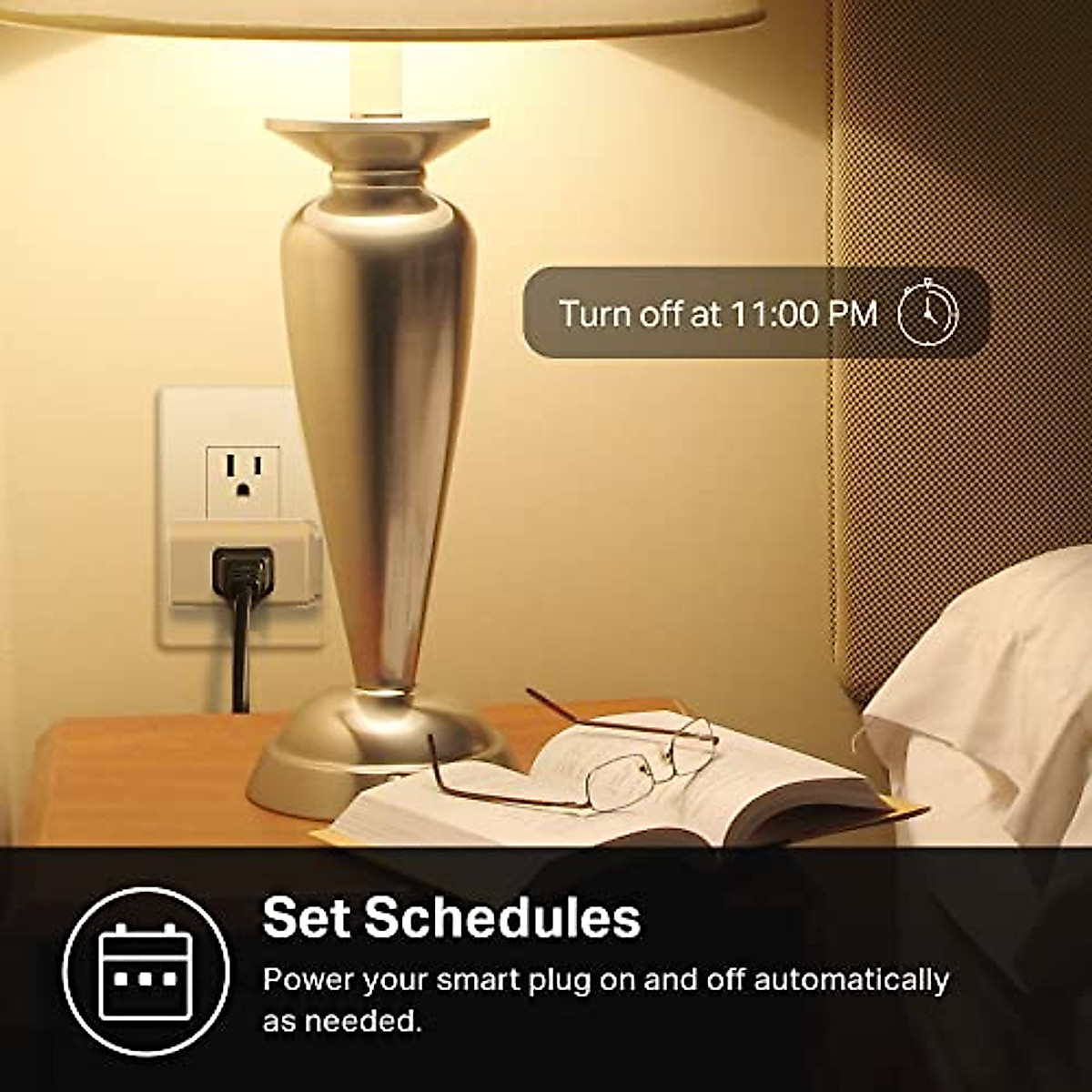 Kasa Matter Smart Plug w/ Energy Monitoring, Compact Design, 15A/1800W Max, Super Easy Setup, Works with Apple Home, Alexa & Google Home, UL Certified, 2.4G Wi-Fi Only, White, KP125M (2-Pack)