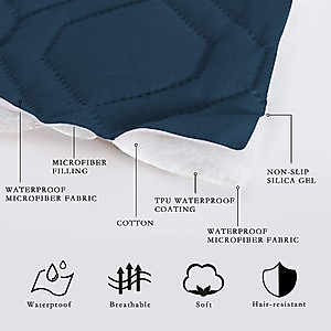 SUNNYTEX Waterproof Dog Bed Cover Dog Mat Pet Pad Pet Blanket for Couch Sofa Bed Mat Anti-Slip Furniture Protrctor