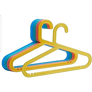 Ikea BAGIS Children's coat-hanger, assorted colors- (24 Pack) by BAGIS