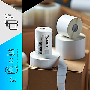 ZEBRA ZD621 Direct Thermal Desktop Printer - Thermal Printer with 300 dpi & 4" Print Width - for Home Office - with USB, Serial, or Ethernet Connectivity