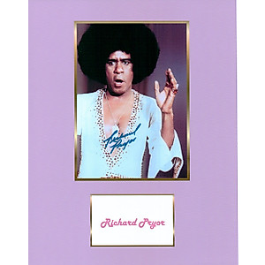 Kirkland Signature Richard Pryor 8 X 10 Photo Display Autograph on Glossy Photo Paper