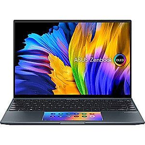 Asus Zenbook 14X OLED Laptop I 14" 2.8K OLED Multi-Touch 100% DCI-P3 I Intel 4-core i7-1165G7 I 16GB DDR4 1TB SSD I GeForce MX450 2GB I Backlit Fingerprint Thunderbolt Win11Pro + 32GB MicroSD Card