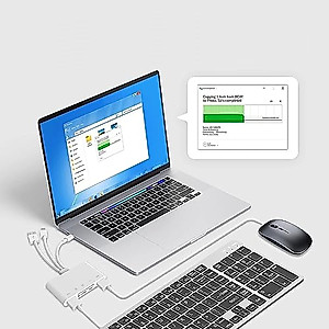 [Apple MFi Certified] 5-in-1 Memory Card Reader, iPhone/iPad USB OTG Adapter & SD Card Reader, USB C and USB A Devices with Micro SD & SD Card Slots, SDHC/SDXC/MMC, Plug and Play for iOS and Android