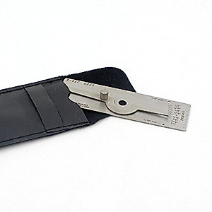 Weld V-WAC Gage Standard Welding Biting Edge Under Cut Gauge Welder Inspection Ruler