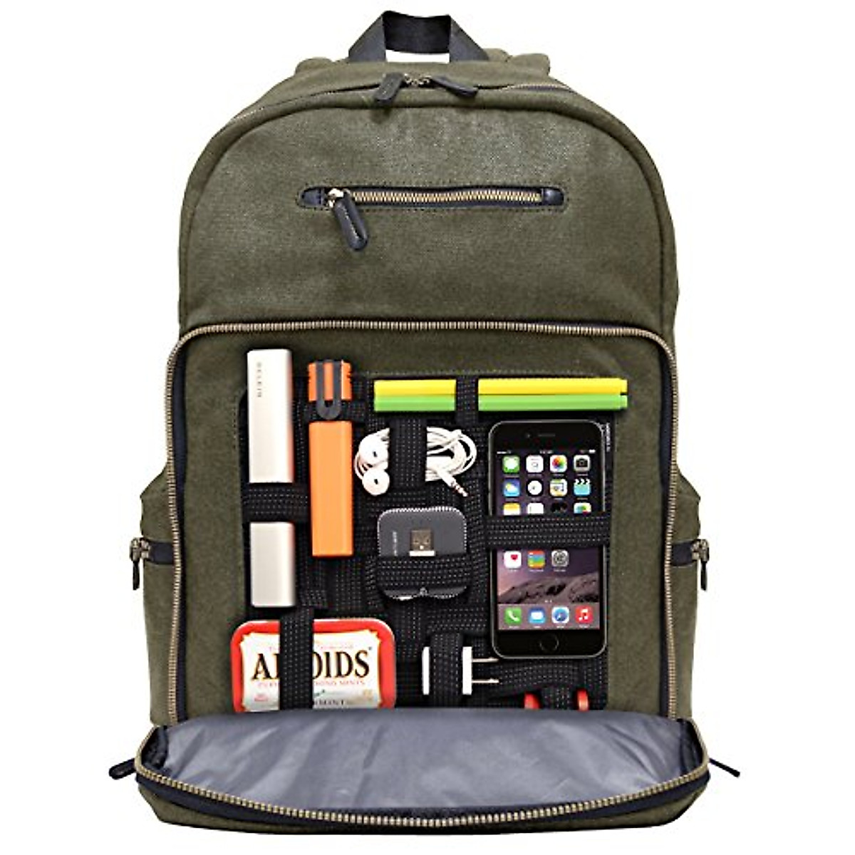 Cocoon MCP3404AG Urban Adventure 16" Backpack with Built-in GRID-IT!® Accessory Organizer (Army Green)