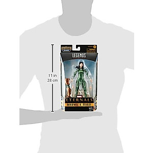 Marvel Legends Series The Eternals 6-Inch Action Figure Toy Sersi, Movie-Inspired Design, Includes 2 Accessories, Ages 4 and Up