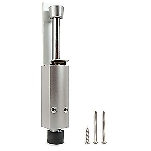Kickdown Door Stop - Heavy Duty Door Stopper with Kick Down Step - Foot Operated Door Holder for Outdoor and Commercial Use