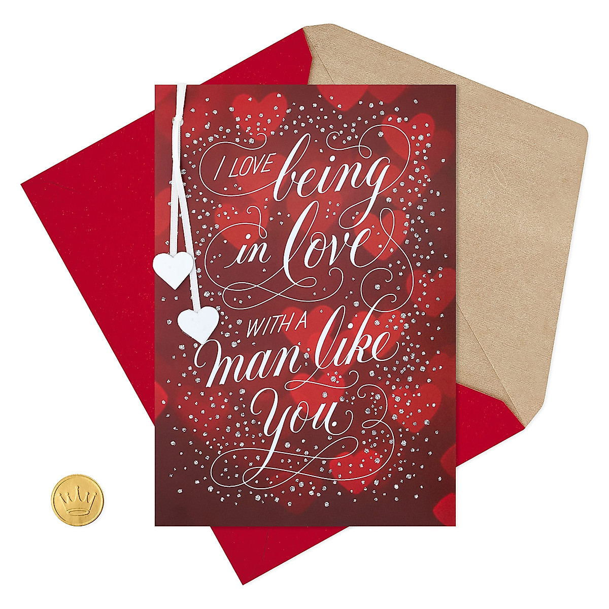 Hallmark Valentines Day Card, Anniversary Card or Romantic Birthday Card for Husband or Boyfriend (Love Being in Love)