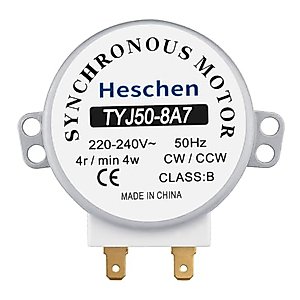 Heschen Synchronous Motor TYJ50-8A7 220-240VAC 4R/Min CW/CCW 50Hz for Microwave Oven Turn Table