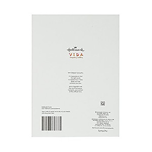 Hallmark Vida Spanish Sympathy Card (Foil Flowers) 0349RZM7021