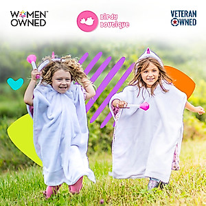 Birdy Boutique Car Seat Poncho for Kids – Safe to Use Over Seat Belts – Reversible Warm and Cozy Blanket – Easy on Easy Off and Doesn’t Impact Car Seat Performance – Unicorn – One Size