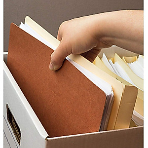 The File King Expanding Accordion File Folder | Letter Size | Box of 10 Redropes | 3.5” Expansion | Store and Organize Papers | Keep Records in One Place | Save Time Searching