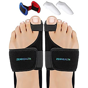 ZenHealth Bunion Corrector for Women & Men (4 Pack) - Bunion Correction Big Toe Brace Bunion Corrector Men, Bunion Splint Women Toe Corrector, Bunyon Fix Hallux Valgus Corrector Toe Straightener Bunyan Correct