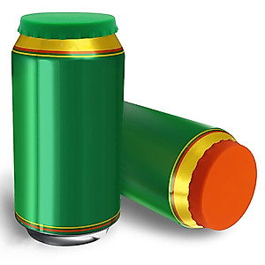 6 Pcs Can Covers for Drinks Cans, FineGood Reusable Soda Can Lids Anti-Dust Silicone Can Caps Can Bottle Top Lids for Beer Juice Energy Drinks