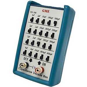 GME CD-300 Capacitance Substitution Decade Box, 5 Decades Range, 100pF to 11.111 μF, Designed in The USA