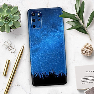 DesignSkinz Silhouette Night Sky Protective Vinyl Decal Wrap Skin Cover Compatible with The Samsung Galaxy S20 (Screen Trim & Back Glass Skin)