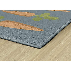 Brumlow MILLS Spring Carrots Easter Print Indoor or Outdoor Area Rug for Living Room, Bedroom Carpet, Dining, Kitchen or Entryway Rug, 30" x 46"