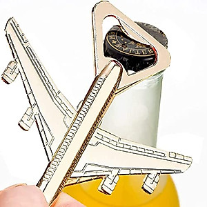24PCS Airplane Bottle Opener for Wedding Favors Air Plane Travel Beer Bottle Openers for Guests,Party Souvenirs or Decorations…