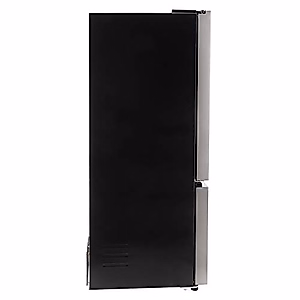 RecPro RV Refrigerator Stainless Steel | 16 Cubic Feet | 12-Volt | French Style Doors | Low Wattage