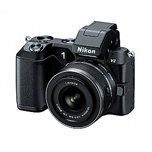 Nikon 1 V2 14.2 MP HD Digital Camera with 10-30mm & 30-110 VR 1 NIKKOR Lens (Black)