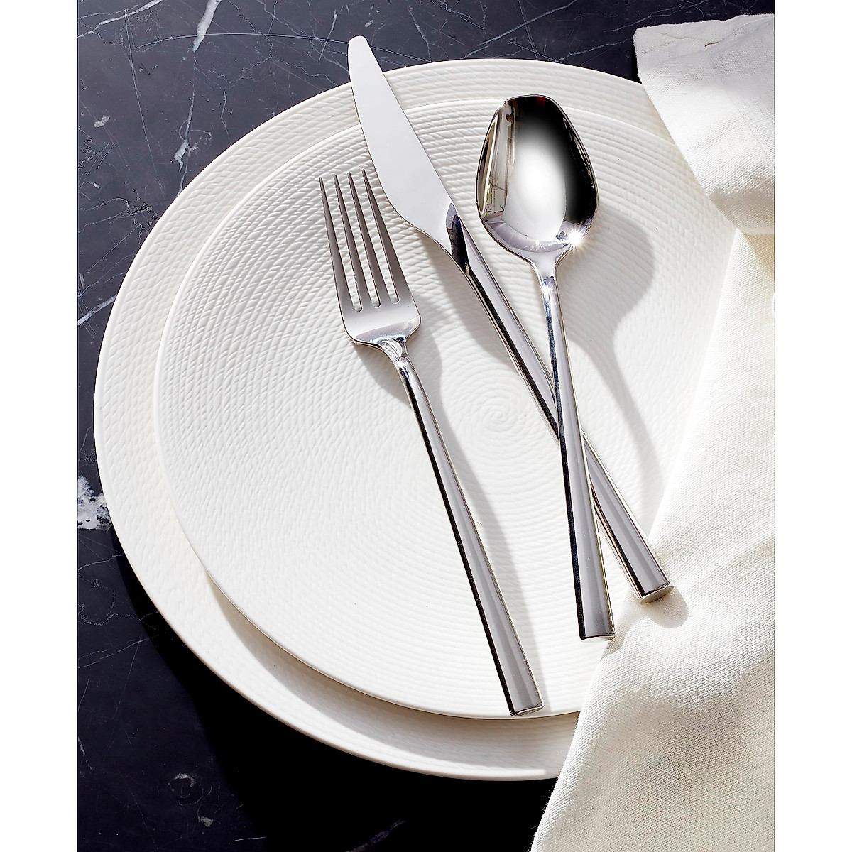 Lenox Lx Collective Piece Flatware Set, 26 Count, Metallic
