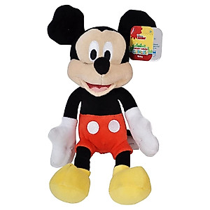 Disney Gang 9" Bean Plush Mickey Minnie Mouse Donald Pluto Goofy - 5 Pack