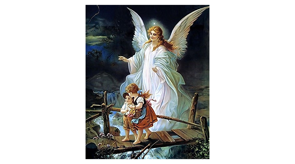 Jesus Christ Guardian Angel Photo - Beautiful Christian 8x10 GLOSSY Print