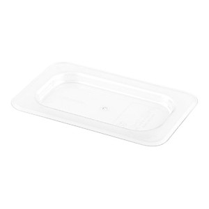 Restaurantware LID ONLY: Met Lux Lid For 1/9 Size Food Pans, 1 Freezer-Safe Lid For Commercial Food Storage Container - Containers Sold Separately, For Kitchens, Restaurants, Or Cafeterias