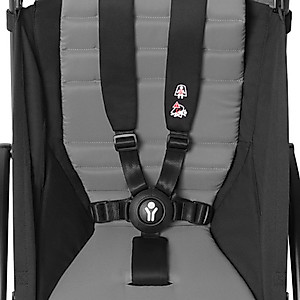 BABYZEN YOYO2 Stroller + YOYO Bag - Includes Black Frame, Grey Seat Cushion, Grey Canopy, Grey YOYO Bag, Wheel Base & Hooks - Suitable for Children Up to 48.5 Lbs