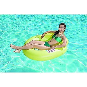Poolmaster Yellow Water Pop Mesh Pool Lounge