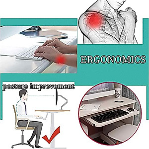 OM-PDD Keyboard Tray Under Desk Slide 20 Inches/ 24inches/ 28inches, Under Desk Tray, Slide Out Keyboard Tray Under Desk, Ergonomic, Wooden