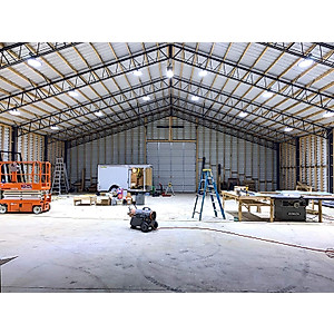 UFO Led Lights 50W, 10000LM High Bay Led Shop Lights - 6000K-6500K Daylight White Ultra Thin LED Warehouse Lights Lamp for Warehouse Shop Garage Barn Workshop Gym Lighting