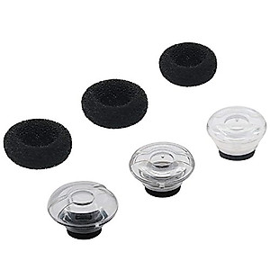 ALXCD Gel Eartips for Voyager Legend Headset, 3 Pcs Soft Gel Ear Tips & 3 Pcs Foam Covers, Fit for Headset Voyager Legend (S/M/L)