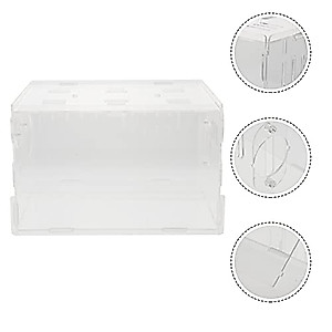 Mipcase Pet Playpen Chinchilla Cage Hamster Supplies Acrylic Small Animal Gerbil House Rabbit cage Bunny Habitat Acrylic Hamster cage Chinchilla Cage Hamster Supplies Chinchilla Cage