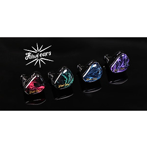 Linsoul Kiwi Ears Cadenza 10mm Beryllium Dynamic Driver IEM 3D Printed with Detachable Interchangeable Plug 0.78 2pin 3.5mm IEM Cable for Musician Audiophile (Perlude, Cadenza)