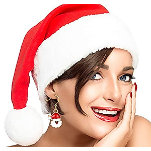 9 Pairs Christmas Drop Earrings Set Thanksgiving Xmas Holiday Dangle Earrings Jewelry Set for Womens